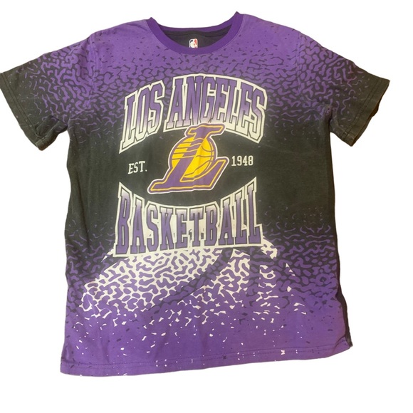 NBA | Shirts & Tops | Nba Graphic Lakers Tee Sz Xl Boys | Poshmark